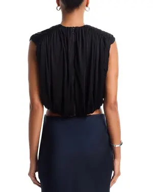 HEIRLOME Effie Cropped Top - Black