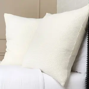 POM POM AT HOME Balboa Waffle Bed Blanket, King - Ivory
