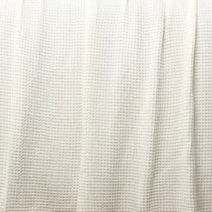 POM POM AT HOME Balboa Waffle Bed Blanket, King - Ivory