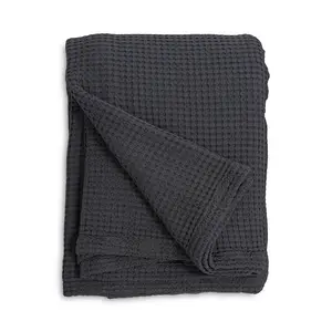 POM POM AT HOME Balboa Waffle Bed Blanket, King - Midnight