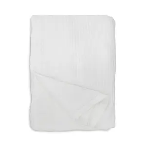 POM POM AT HOME Balboa Waffle Bed Blanket, King - White