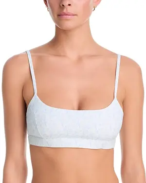 LoveShackFancy Cadelle Bra - Blue Serve