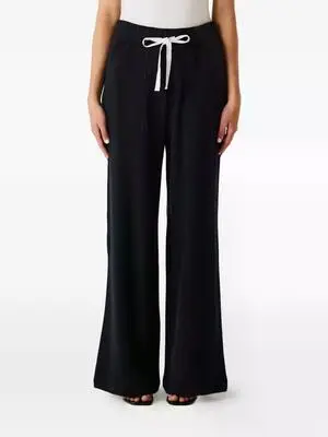 TWP Midnight Drawstring Wide Leg Track Pants