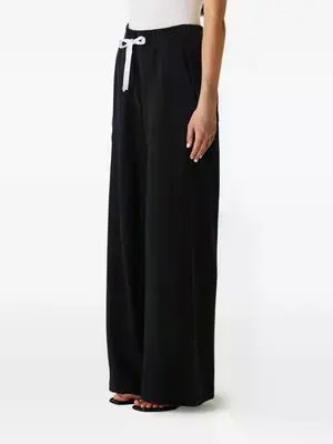TWP Midnight Drawstring Wide Leg Track Pants