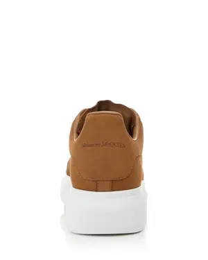 Alexander McQueen Leather Oversized Sneakers - Brown