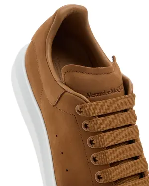 Alexander McQueen Leather Oversized Sneakers - Brown