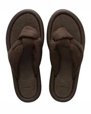Havaianas Over Puffed Knot Detail Sandals