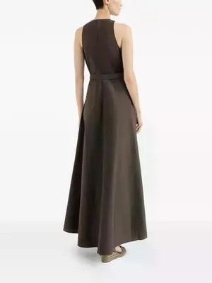 Brunello Cucinelli Techno Cotton Poplin Belted Dress