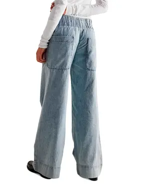 Free People Breezy High Rise Wide Leg Jeans