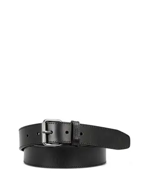 BOSS By Hugo Narun Leather Belt - Black