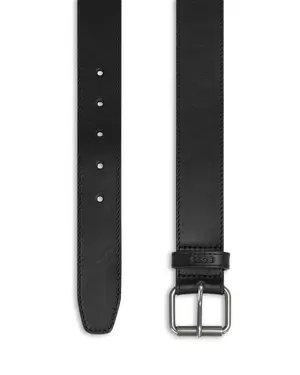 BOSS By Hugo Narun Leather Belt - Black
