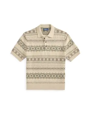 Polo Ralph Lauren Fair Isle Knit Polo Shirt