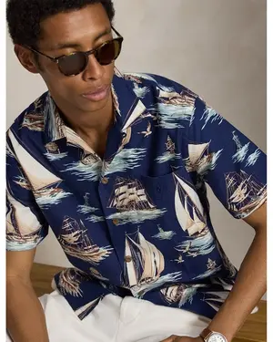 Polo Ralph Lauren Sailboat Print Oxford Shirt