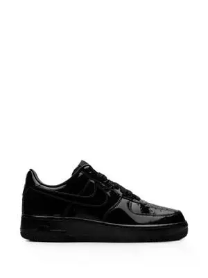 Nike Force 1 Low '07 Patent-leather Sneakers - Black
