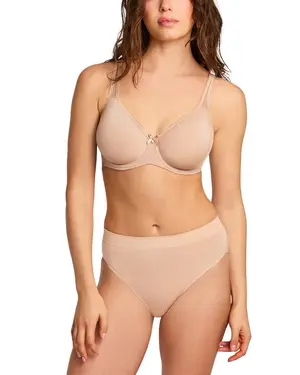 Wacoal Retro Chic Full Figure Contour Bra - Toast