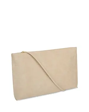 Vince Embossed Leather Pouch