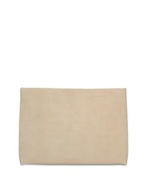 Vince Embossed Leather Pouch