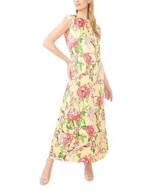 Ted Baker London Parker Gathered Neck Maxi Dress - Creamed Corn