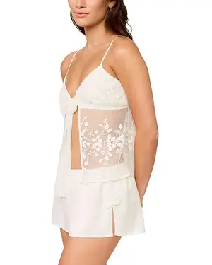 Rya Collection Tidal Cami & Tap Pant Pajama Set - Ivory