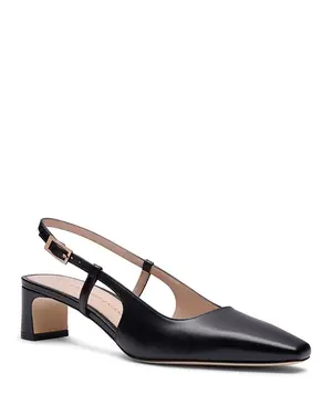 STUART WEITZMAN Baby Babette Slingback Pumps - Black
