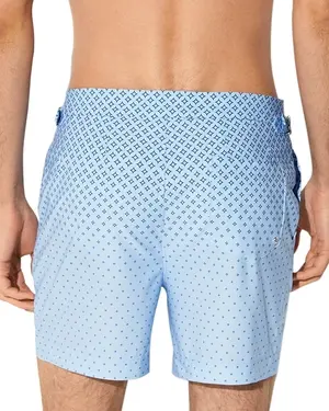 REISS Darli Side Adjuster Ombre Swim Shorts - Soft Blue