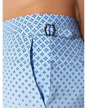 REISS Darli Side Adjuster Ombre Swim Shorts - Soft Blue