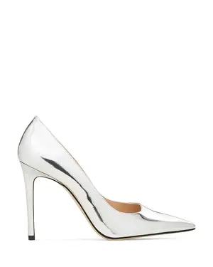 Stuart Weitzman Silver Tone Pumps