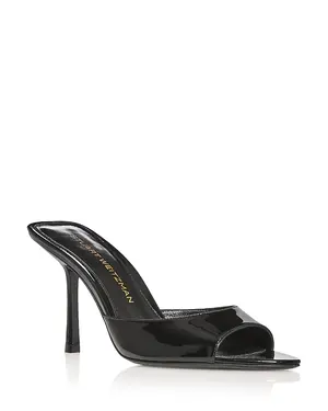 STUART WEITZMAN Lexington 85 Mules - Black