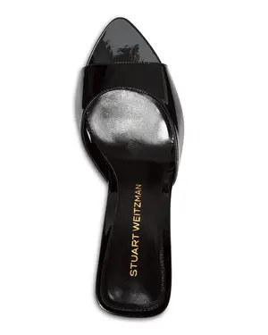STUART WEITZMAN Lexington 85 Mules - Black