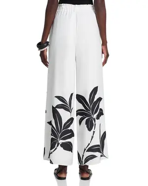 Kobi Halperin Vera Printed Wide-leg Pants
