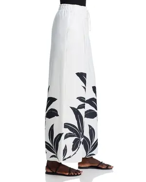 Kobi Halperin Vera Printed Wide-leg Pants