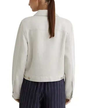 REISS Tencel & Linen Blend Jacket
