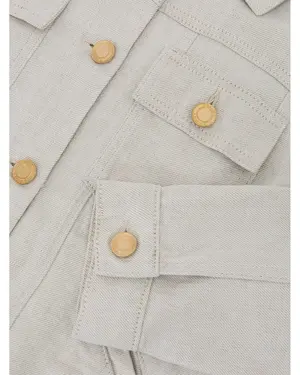 REISS Tencel & Linen Blend Jacket