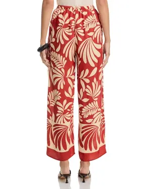 A.REN Acacia Wide Leg Printed Pants