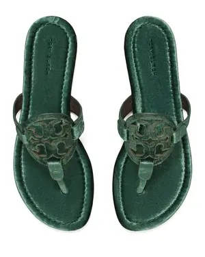 Tory Burch Miller Thong Sandals - Deep Teal