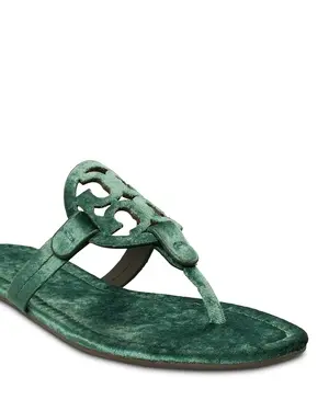 Tory Burch Miller Thong Sandals - Deep Teal