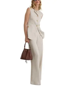 REISS Nolah Waistcoat - Neutral