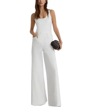 REISS Rose Scoop Neck Jumpsuit