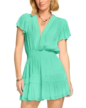 Ramy Brook Irene Mini Dress - Jade