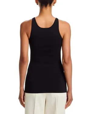 TOTEME Classic Compact Knit Tank - Black