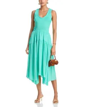 Ramy Brook Hadley Midi Dress - Jade