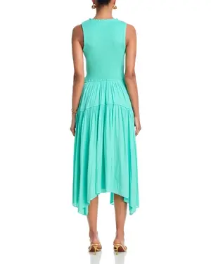 Ramy Brook Hadley Midi Dress - Jade
