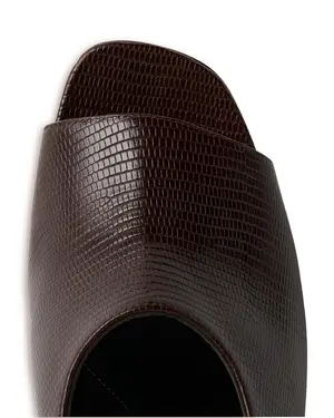 TOTEME Contour Slingback Sandals - Brown