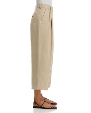 TOTEME Double Pleats Linen Trousers