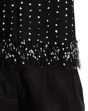 Rag & Bone James Embellished Tank Top - Black