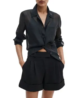 Rag & Bone Neila Ponte Shorts - Black