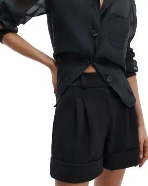 Rag & Bone Neila Ponte Shorts - Black