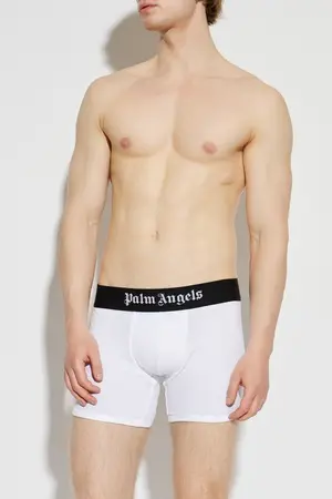 Palm Angels Three-pack Of Boxers With Logo