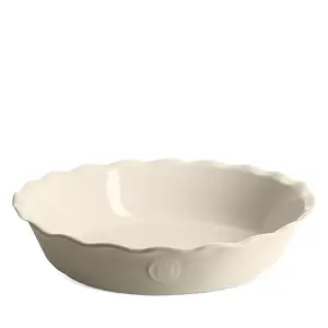 EMILE HENRY Deep Pie Dish, 1.7 Qt - Ecru