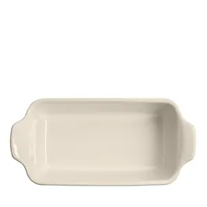 EMILE HENRY The Right Dish Loaf Pan, 1.8 Qt - Ecru